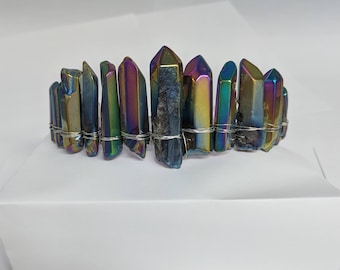 Iridescent crystal | Etsy