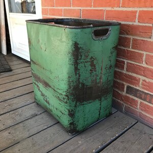 Rustic trash can | Etsy