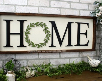 Home sign | Etsy