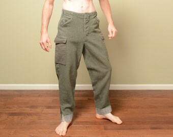 Wool army pants | Etsy