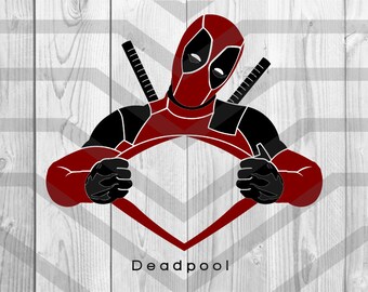 Deadpool svg | Etsy
