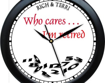 Retirement clock | Etsy