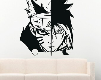 Anime wall decal | Etsy