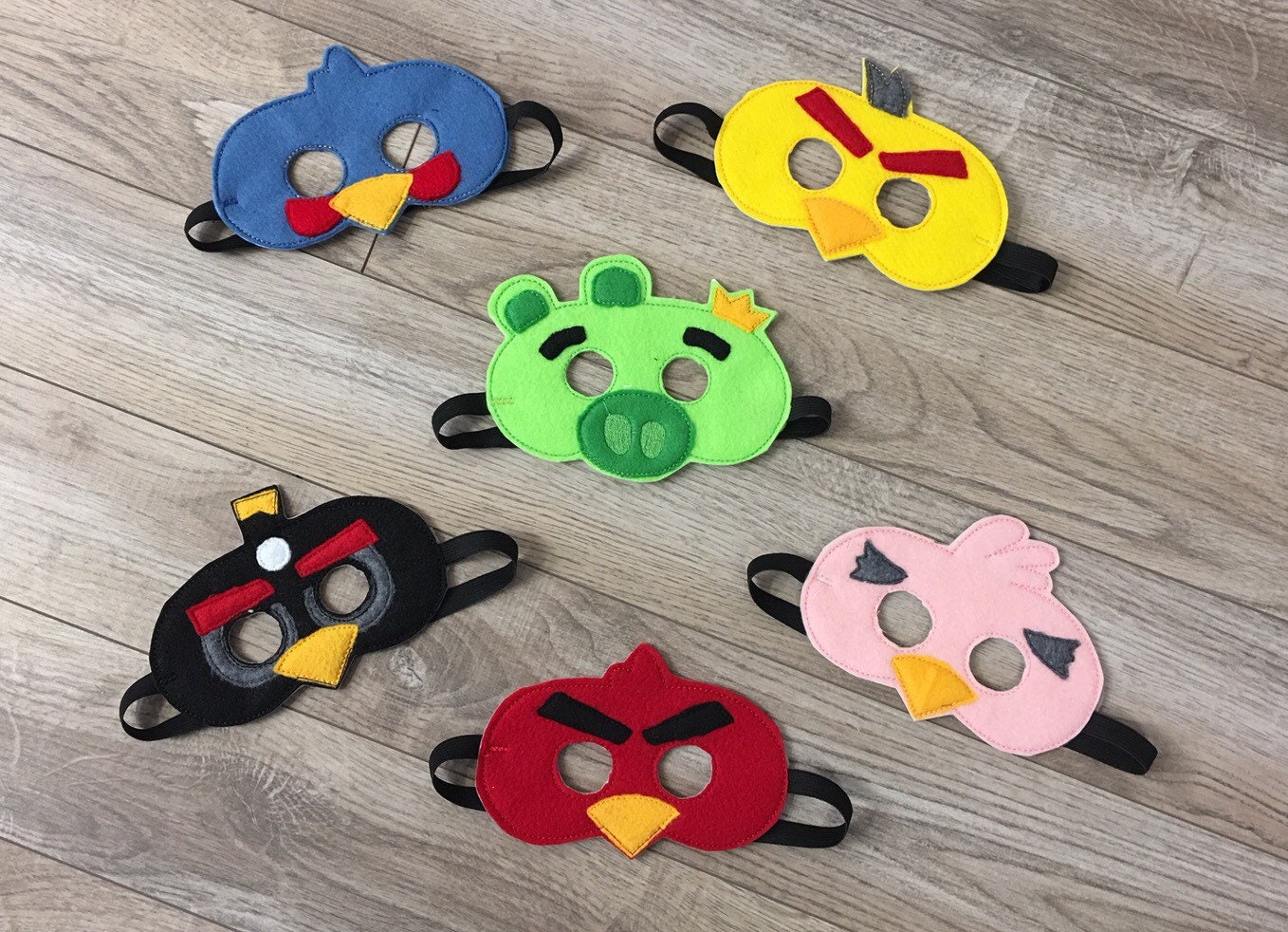 Angry Birds Inspired Masks Kids Masks Kids Costumes Bird Mask