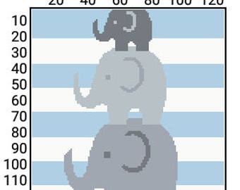 Stacked elephants | Etsy