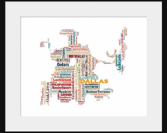 Okinawa Map Typography Map Color Poster Print Text Map