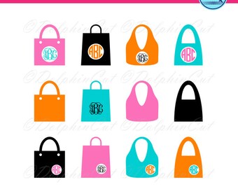 Svg handbag | Etsy