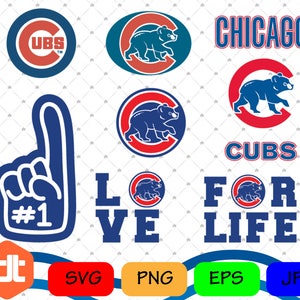 Chicago cubs svg | Etsy
