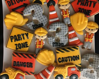 Construction cookies | Etsy