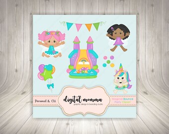 Bounce house clipart | Etsy