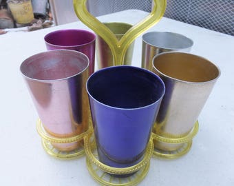 Glasses with caddy | Etsy