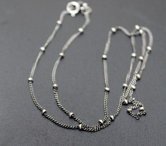 Satellite Chain Necklace 20 Sterling Silver