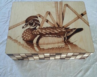 Duck wood burning | Etsy