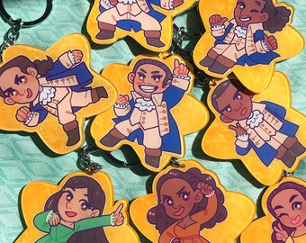 Hamilton Pins Set of 8