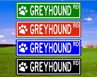 Greyhound sign | Etsy