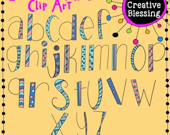 Map Letters Clip Art World Map Digital Alphabet Letters