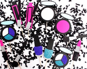 Makeup cake toppers | Etsy