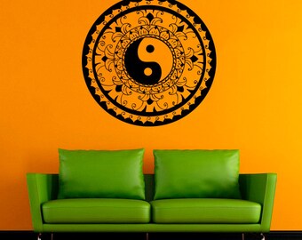 Yin Yang Vinyl Decal Yin Yang Wall Sticker Original Stickers