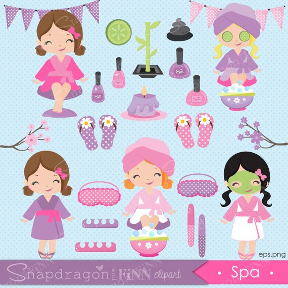 Spa Manicure Clipart