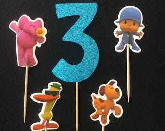 Pocoyo cake topper | Etsy