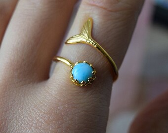 Mermaid ring | Etsy