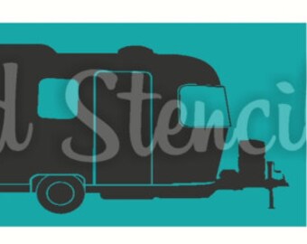 Camper stencil | Etsy
