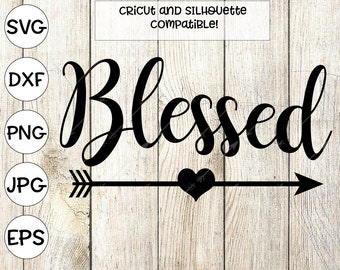 Blessed svg | Etsy