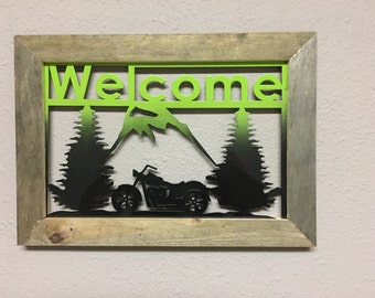 Motorcycle decor | Etsy