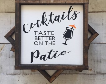 Cocktail sign | Etsy