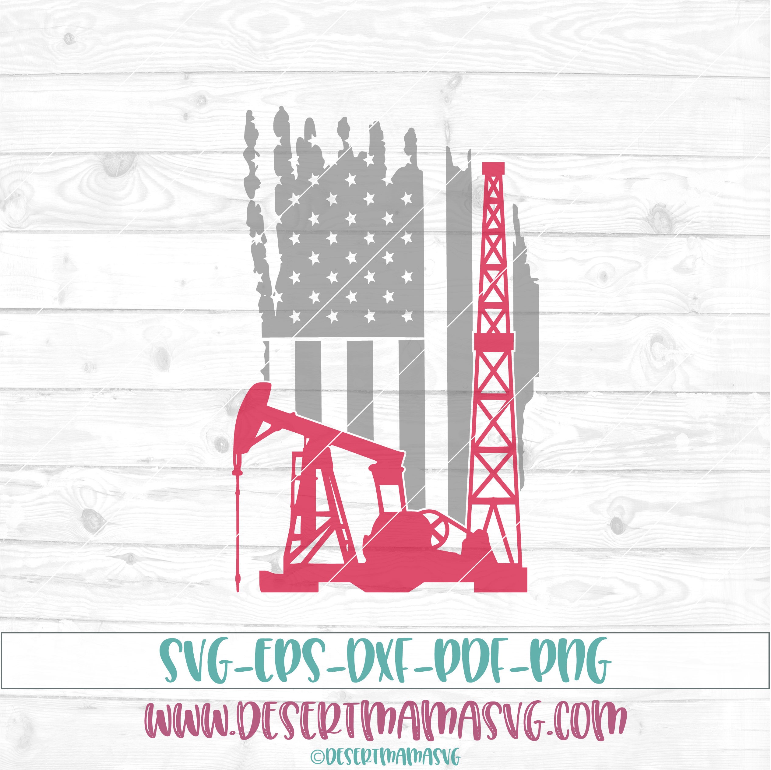 Oilfield Flag svg eps dxf png cricut cameo scan N cut