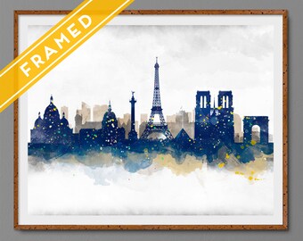 Paris cityscape | Etsy