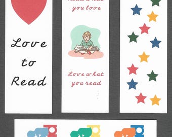 Cute bookmarks | Etsy