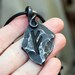 Forged Iron Fehu Feoh Fe Rune Viking Amulet Runic Nordic