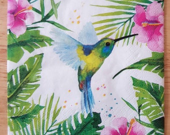 Bird decoupage paper | Etsy