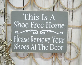 No shoes in house | Etsy