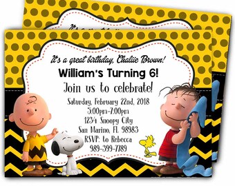 Brown invitation | Etsy