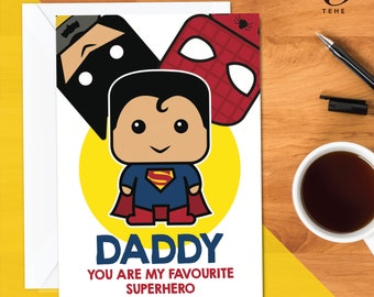 Daddy superhero | Etsy