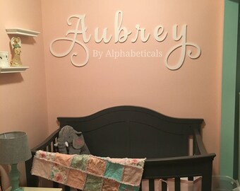 Nursery wall letters | Etsy