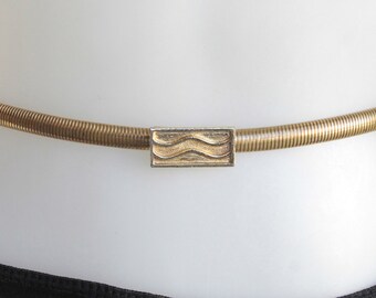 Gold snake belt | Etsy