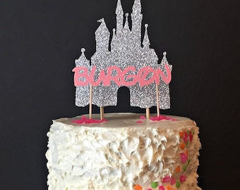 Castle cake topper | Etsy