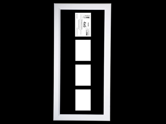 4x6 Vertical Multiple 2 3 4 5 6 Opening White Picture Frame