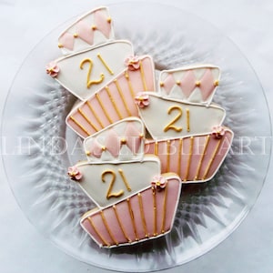 21st birthday cookie | Etsy