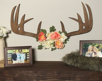 Flower antler | Etsy