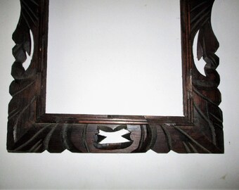 Carved wood frame | Etsy