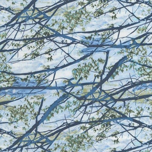 Branch fabric | Etsy