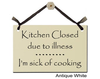 Kitchen closed sign | Etsy