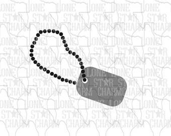 Dog tags svg | Etsy