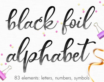 Black typography | Etsy