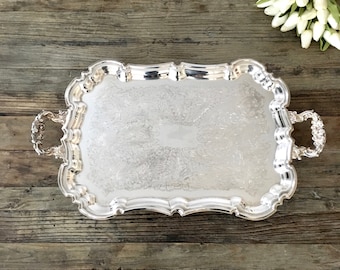 Small silver tray | Etsy