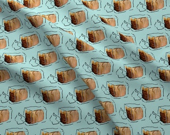Bread fabric | Etsy